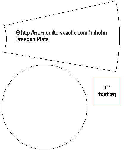 Free Printable Dresden Plate Template DocTemplates